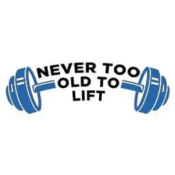 NEVER TOO OLD – Small logo – Never Too Old to Lift